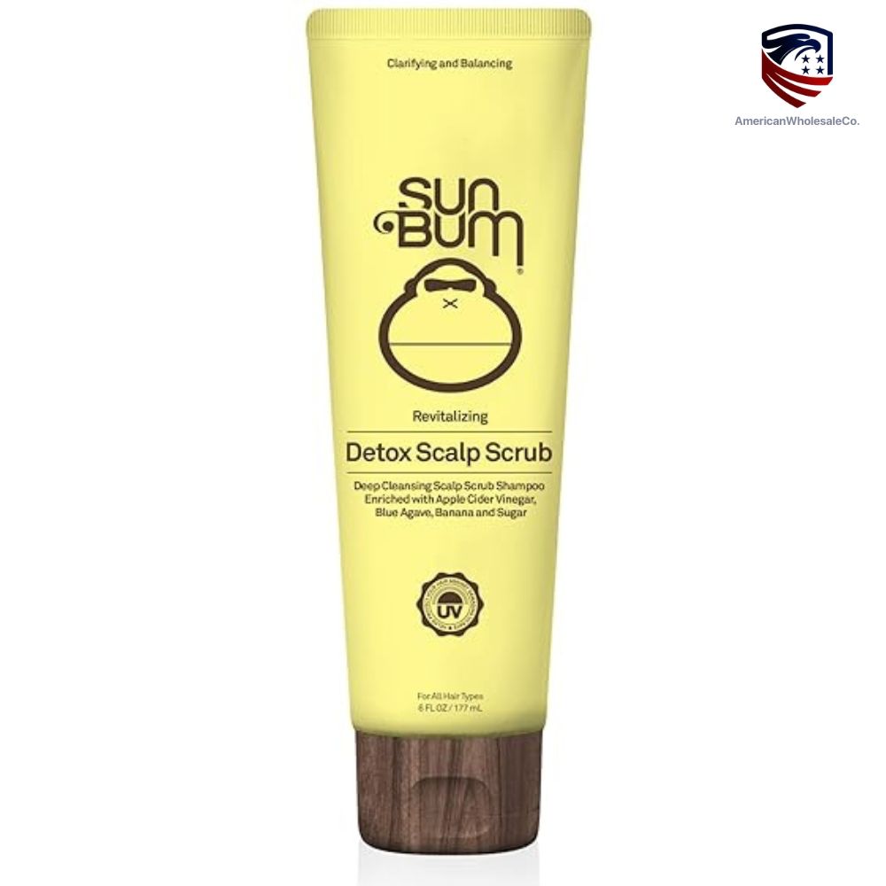 Sun Bum Detox Scalp Scrub – Deep Cleansing Shampoo (6 fl oz) | Apple C ...
