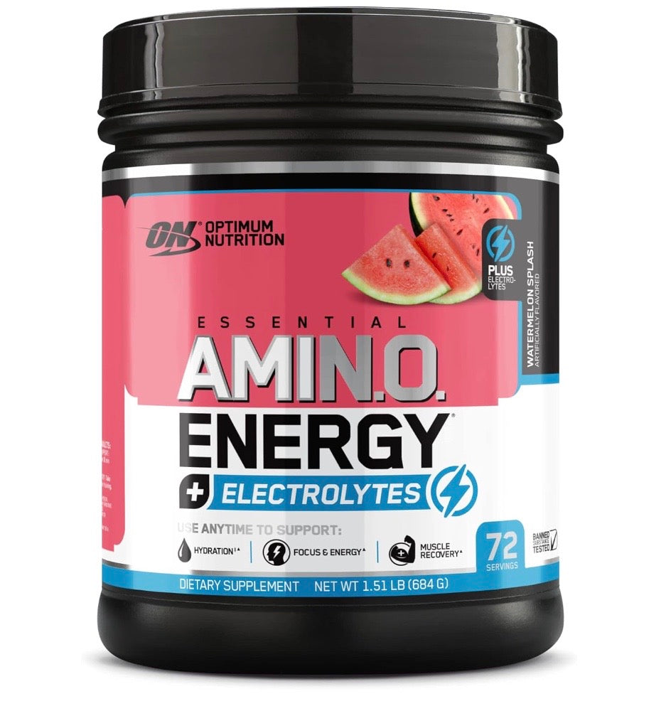 Optimum Nutrition Essential AMIN.O Energy & Electrolytes - Energy, Foc ...